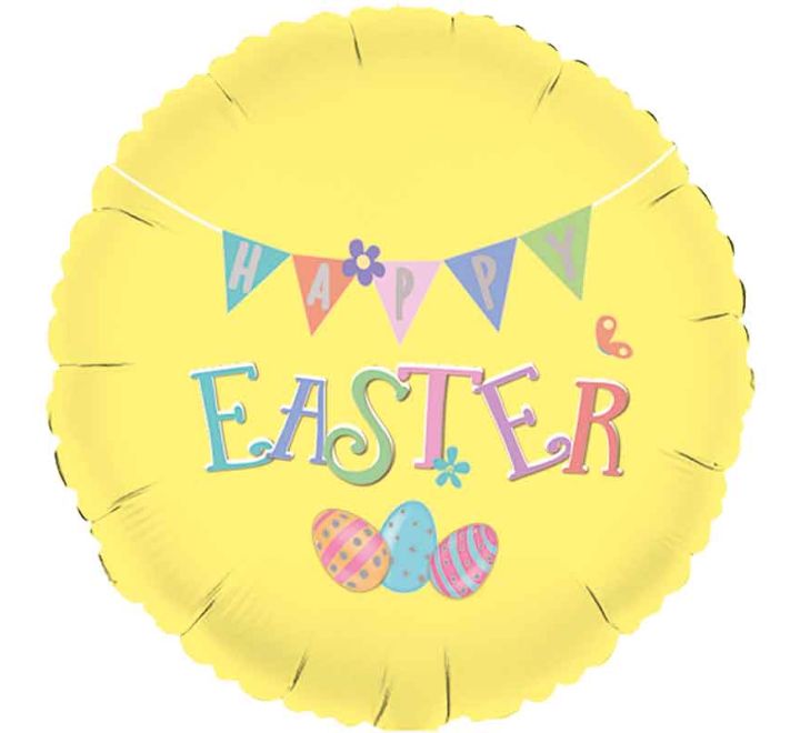 Happy Easter Foil Balloon (Optional Helium Inflation) — Sweets 'n' Things