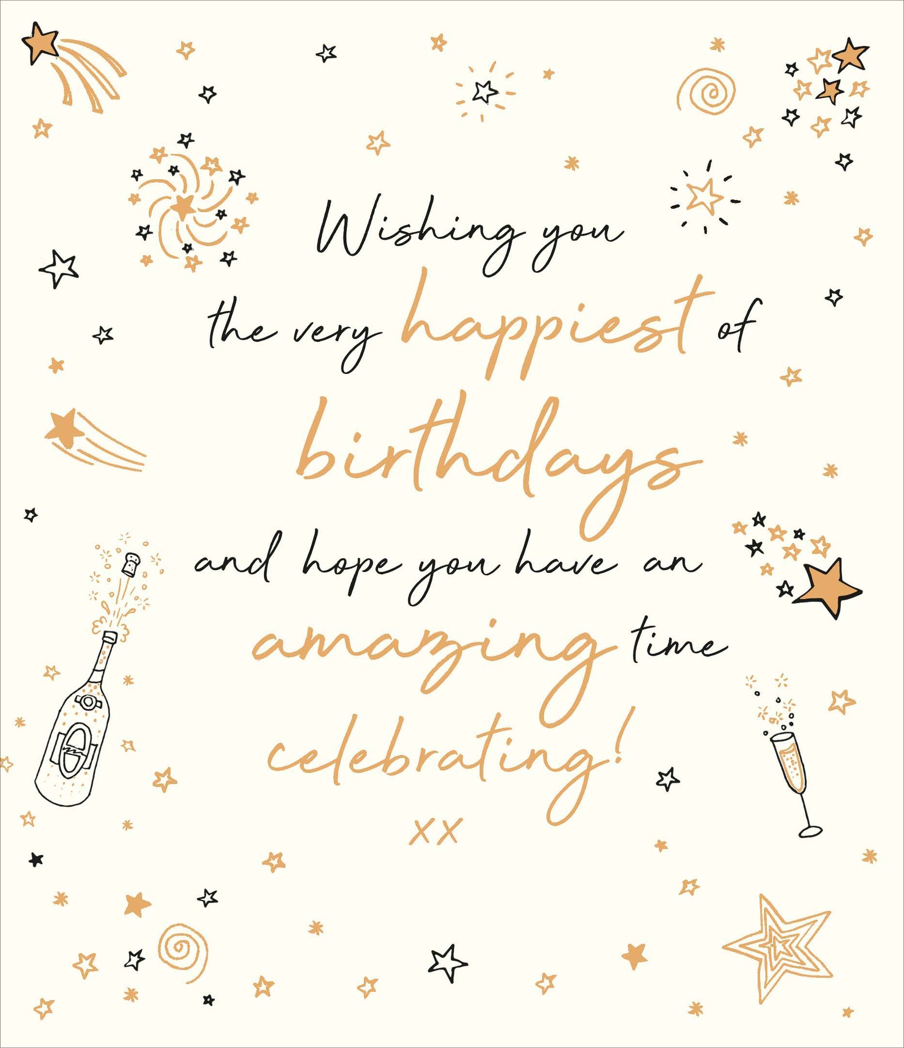 Love and Doodles Birthday Card for Conv, Conv Design — Sweets 'n' Things