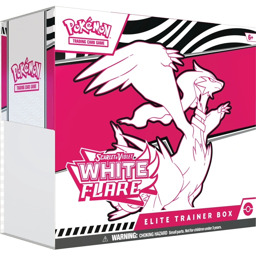 Pokémon TCG: Scarlet & Violet White Flare Reshiram Elite Trainer Box ...