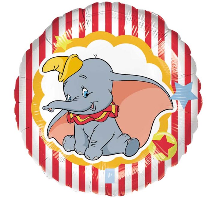 Disney Dumbo Elephant - 18" Foil Helium (Optional Helium Inflation ...
