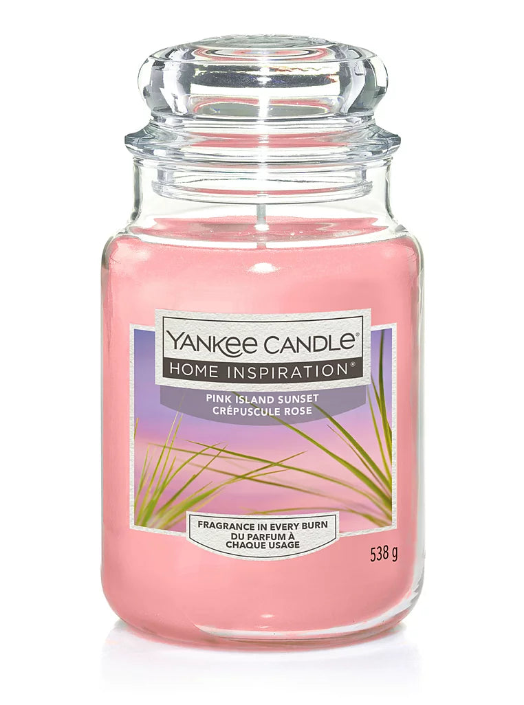 Yankee Pink Island Sunset Large Jar Candle 538g — Sweets 'n' Things