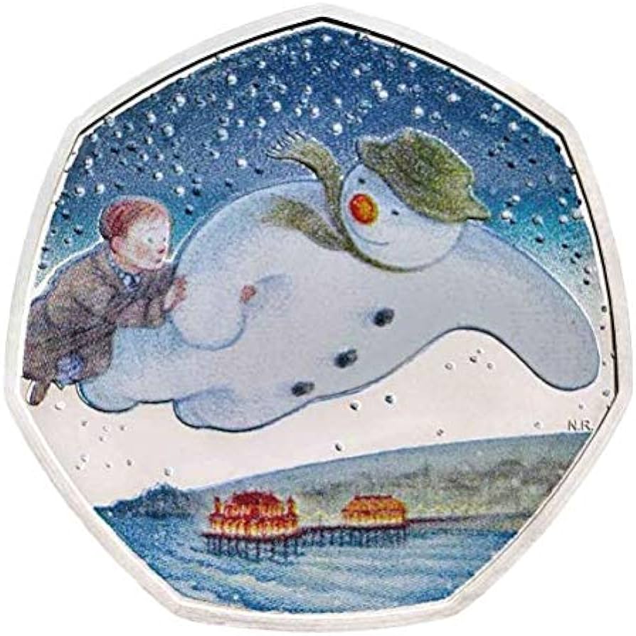 2018 40th Anniversary of the Snowman Christmas coloured 50p — Sweets 'n ...