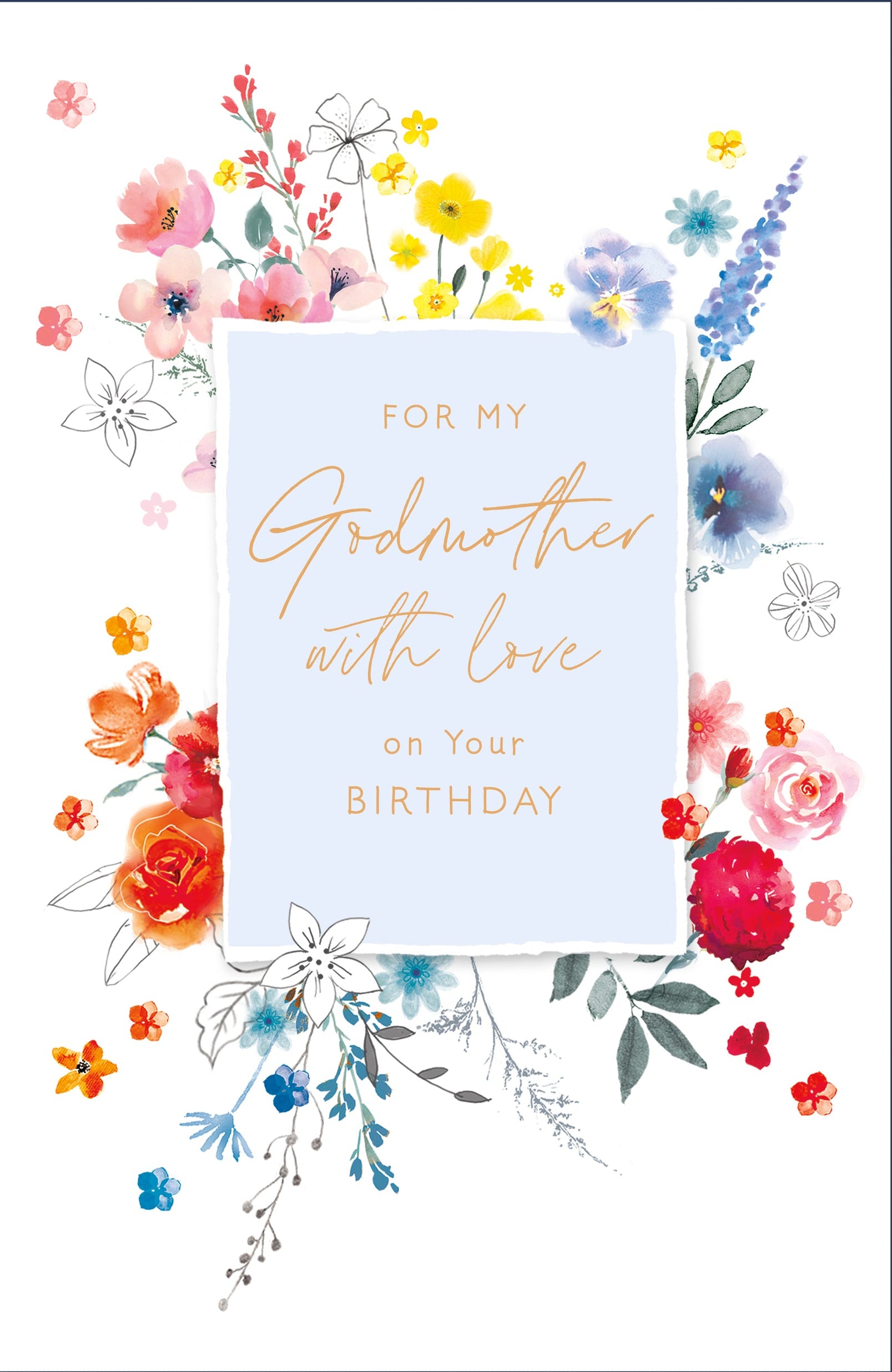 Gibson Birthday Card for Godmother, Conv Design — Sweets 'n' Things