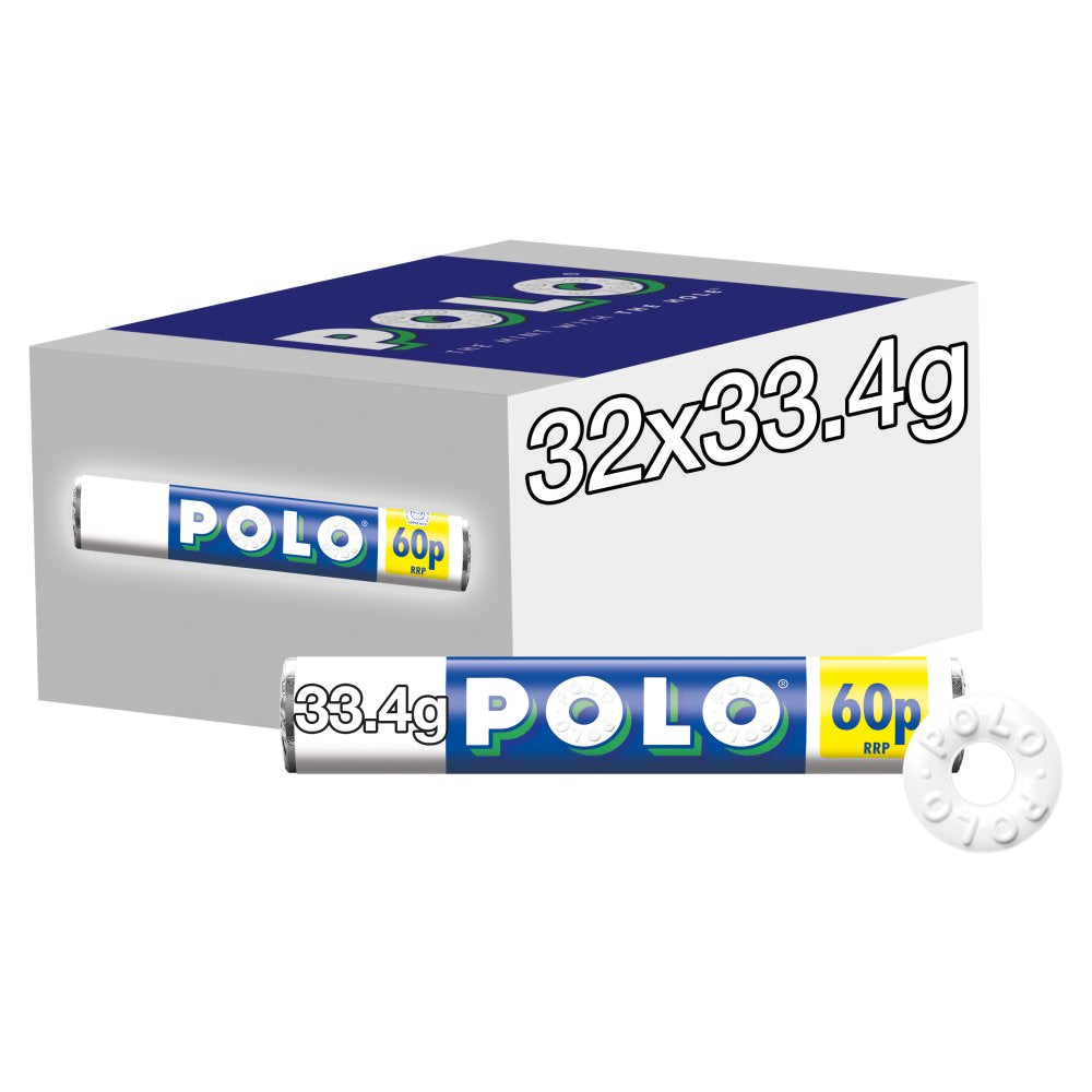 Nestle Polo Sugar Free Mints 60p PMP 33.4g each-Sealed case 32 packs ...