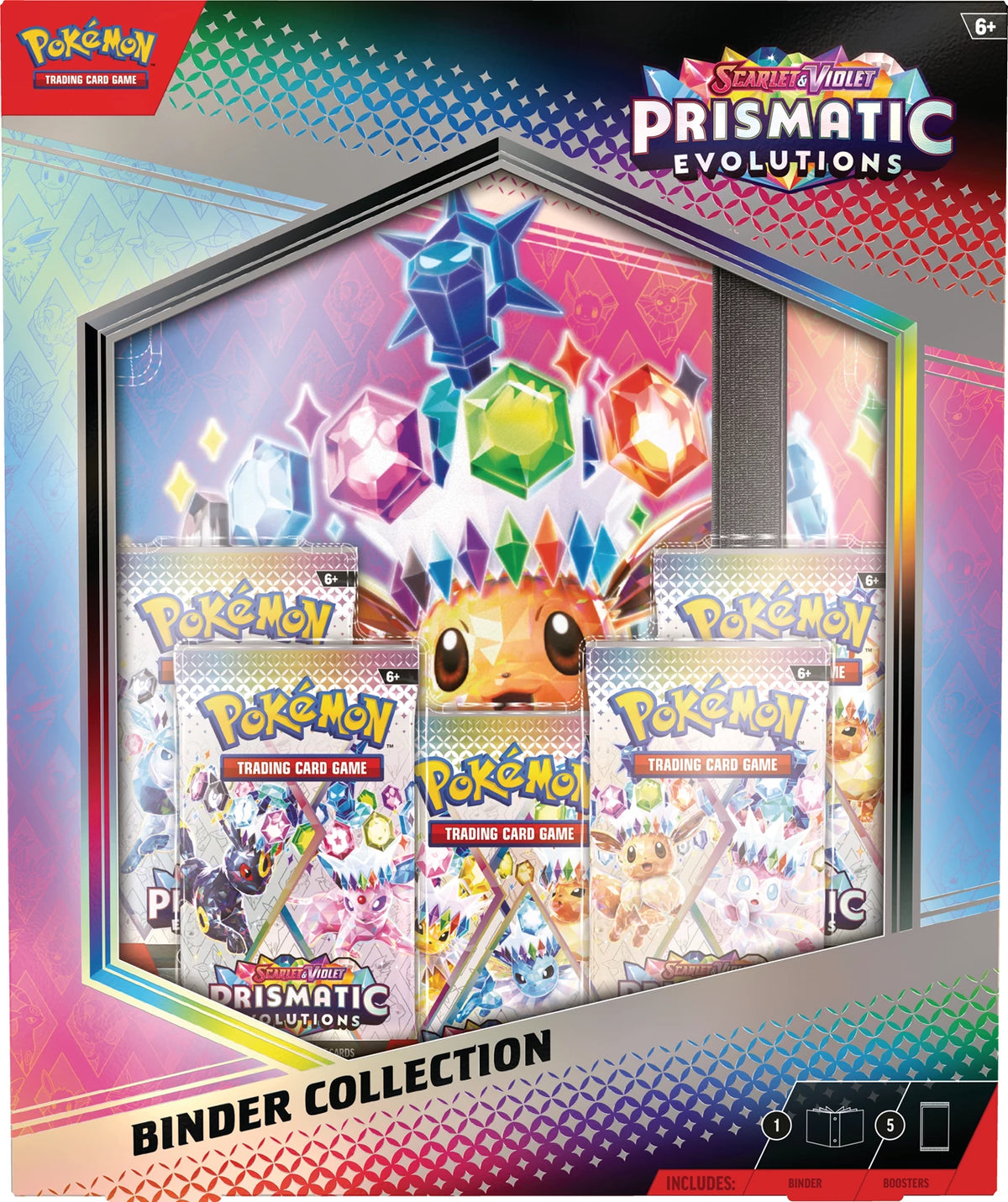Pokémon TCG: Scarlet & Violet 8.5 - Prismatic Evolution Binder Collect ...