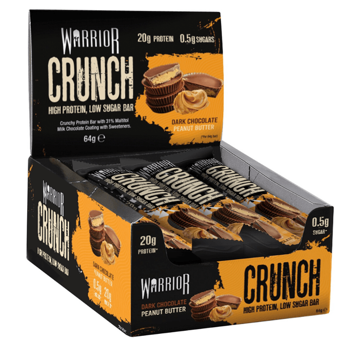 12 x Warrior Crunch Protein Bar 64g (Full Box) — Sweets 'n' Things