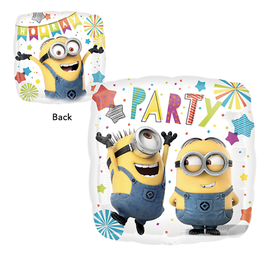 Despicable Me Minions - 18" Foil Helium (Optional Helium Inflation ...