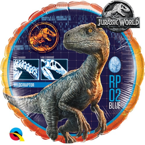 Dinosaur Jurassic World T-Rex Foil Balloon (Optional Helium Inflation ...