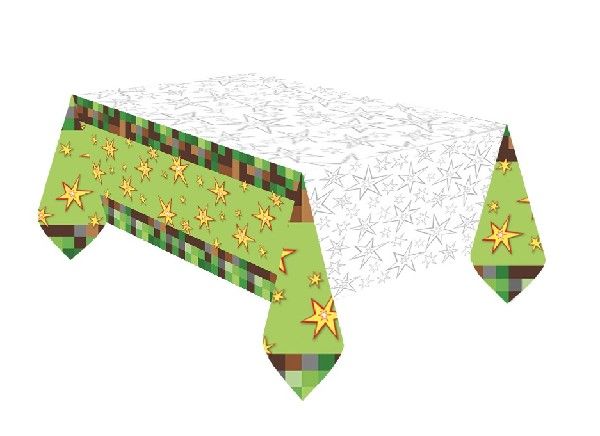 Minecraft TNT Party Table Cover — Sweets 'n' Things