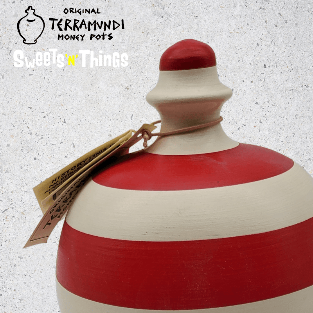 Original Terramundi Money Pot - Footie Fund Red — Sweets 'n' Things