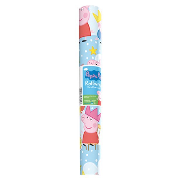 Peppa Pig Wrapping Paper Roll - 2m — Sweets 'n' Things