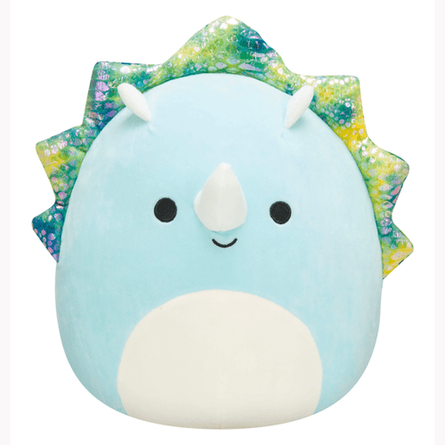 Squishmallow Kellytoy Plush 8" Malik The Triceratops — Sweets 'n' Things